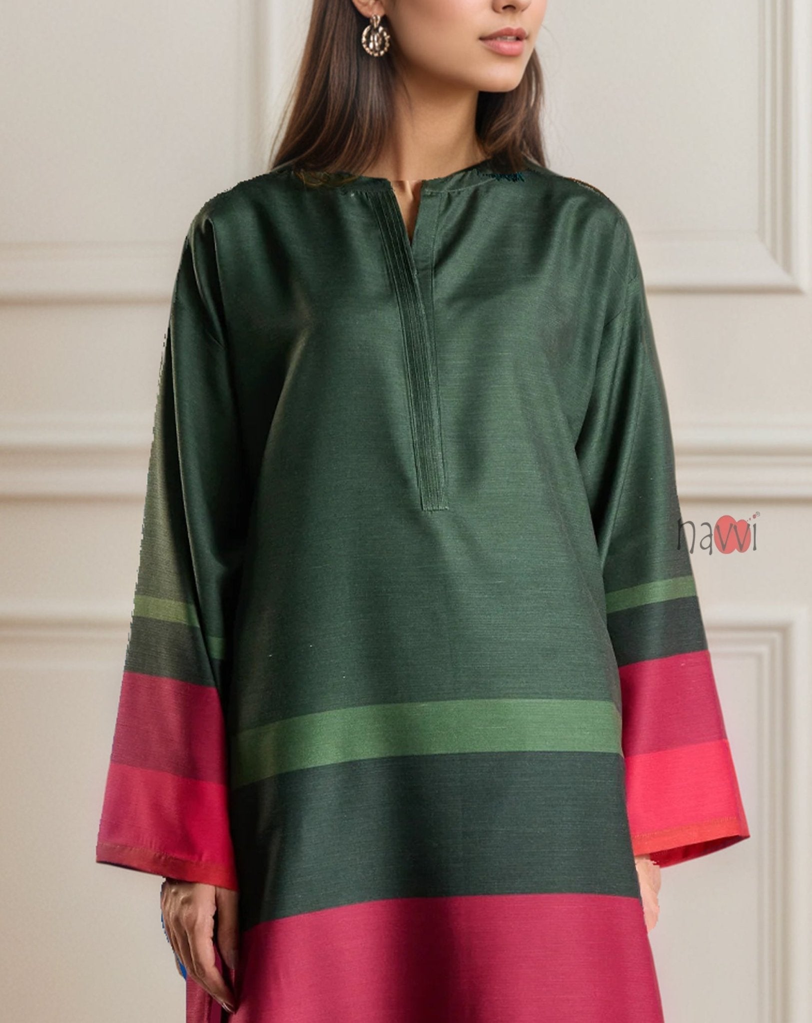 Emerald Blush Coord Set – Navvi.in